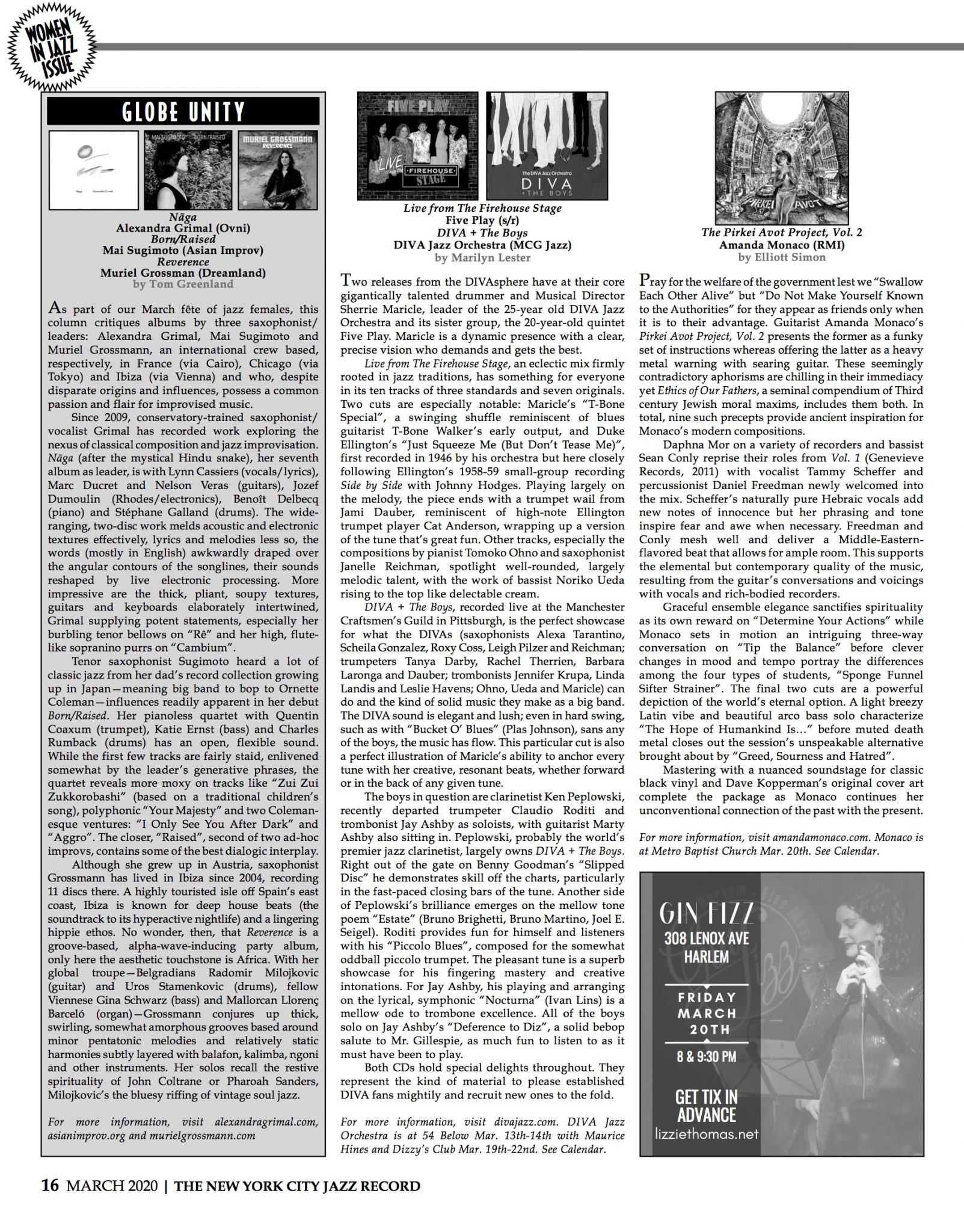 Press Kit - Amanda Monaco